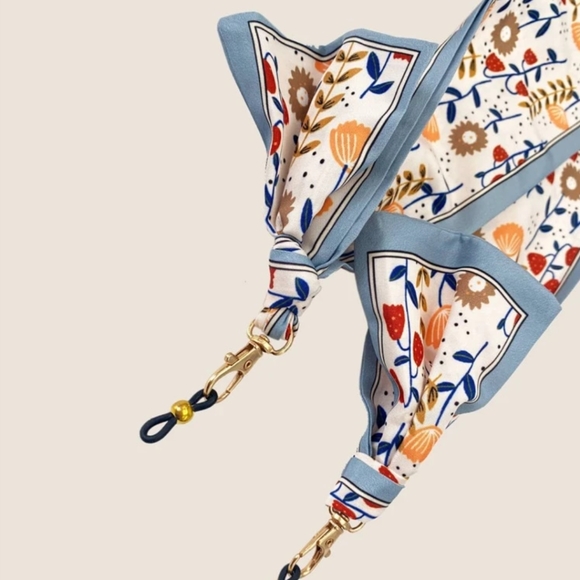 Accessories | Floral Eyewearmask Fabric Chain | Poshmark